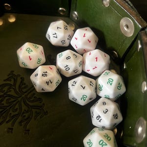 D16 sixteen Sided Dice Opaque Die Tabletop Gaming RPG Roleplay CCG ...