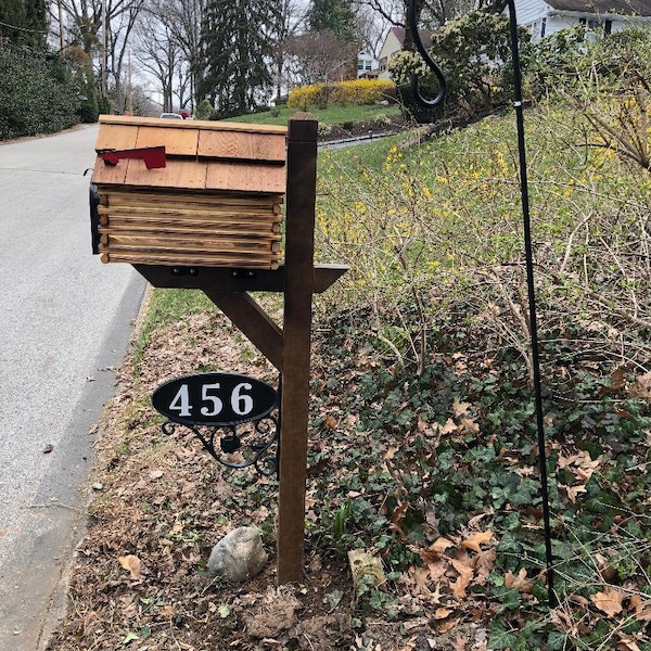 Mailbox Post, Multi Colors, Premium Wood, Southern Pine Treated, Fits ...