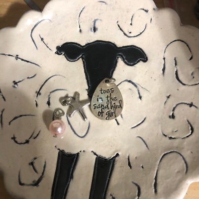 SPOON REST Regular Size Woolly SHEEP Stoneware Clay Handmade - Etsy