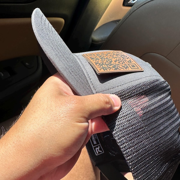 Show Me Them T******! Patch QR Code Trucker Hat Fun & Unique Message ...
