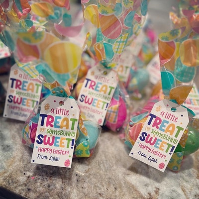 Printable Treat for Someone Sweet Easter Gift Tag, Easter Basket Gift ...