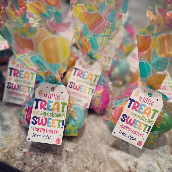Printable Treat for Someone Sweet Easter Gift Tag, Easter Basket Gift ...