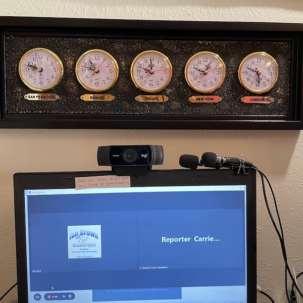 Time Zone Clock. 4 Customizable Zones. Optional Zone Labels. Personal ...