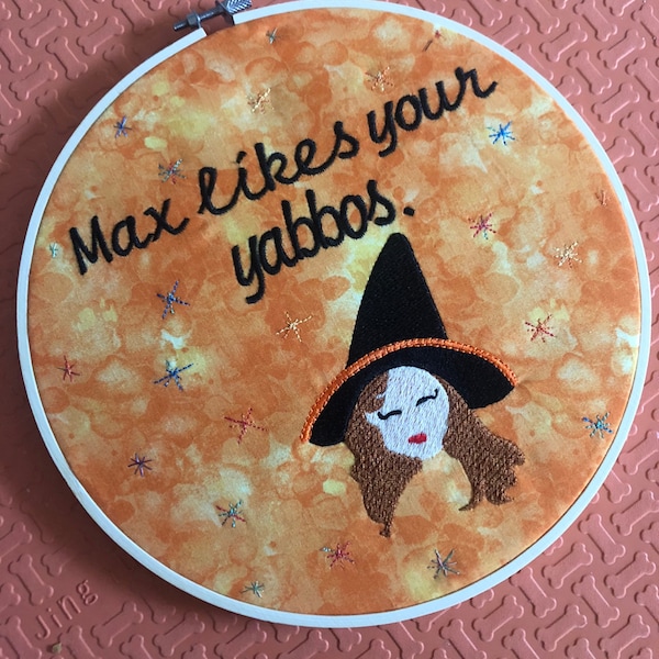 Max Likes Your Yabbos Hocus Pocus Hoop Art - 6 Inch Hoop - Hocus Pocus ...