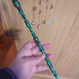 Witch Fairy Wands Wand Crystal Black and Pastel Magic Wand Witch Wand ...