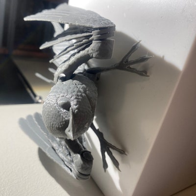 Wickedwing Dragon hatchling Dragon Tadling Articulated Fidget Toy 3D ...