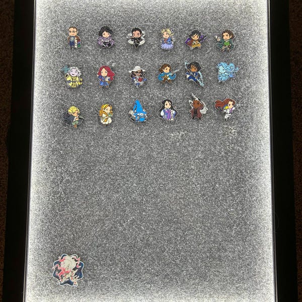 Wood Pin Display Case, Pin Display Box, Dustproof Badge Box, Jewelry ...