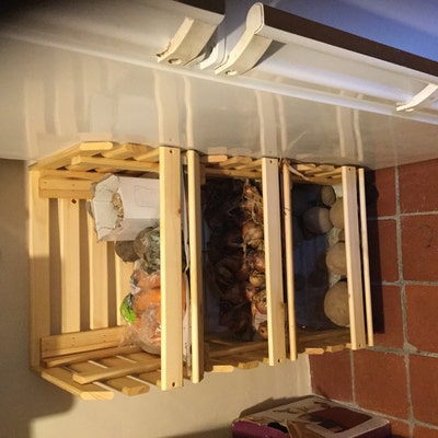 Wooden Vegetable Boxes Choice of Options Food Storage Rack - Etsy UK