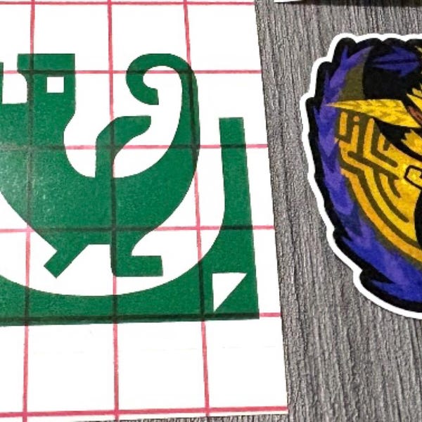 Monster Hunter Wilds Research Commission Emblem Decal, You Choose Color ...