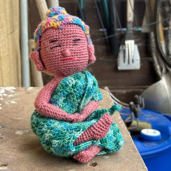 Crochet Buddha Pattern: Zen Meditation Decor (PDF Pattern) - Etsy