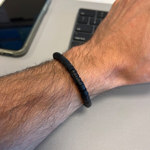 Heishi Bracelet, Heishi Name Bracelet, Beach Bracelet, Bracelet for Women, Stackable Bracelet ...