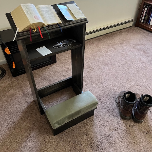 Folding Prayer Kneeler Kneeling Bench Catholic Altar Home Altar Shrine ...