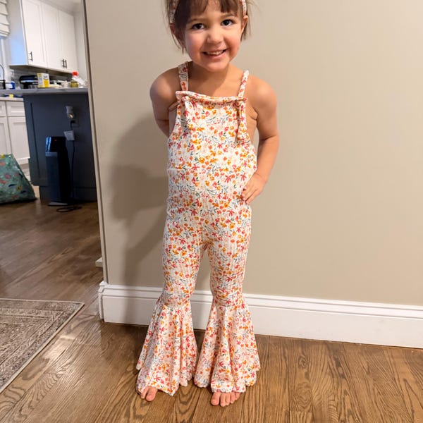 Baby Bell Bottom Sewing Pattern PDF, Bell Bottom Pattern for Kids, Baby ...