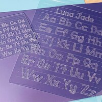 Alphabet Tracing Board - SVG File ONLY - Etsy Canada