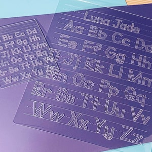 Alphabet Tracing Board - SVG File ONLY - Etsy