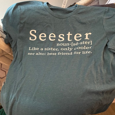 Seester Noun Shirt, Seester Definition T-shirt, Gift for Sister, Best ...