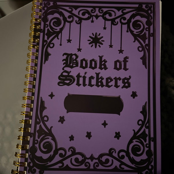 Reusable Sticker Book - Magical Book of Stickers - Etsy