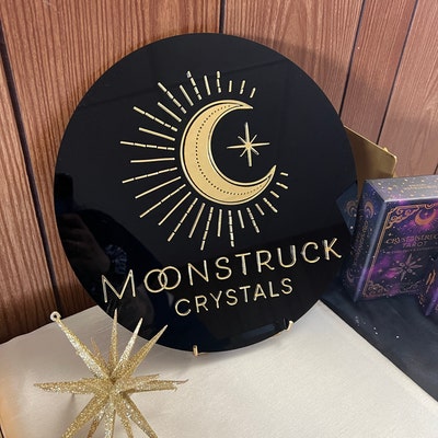 Round Business LOGO Sign Business Shop Sign Round Business Sign Logo ...