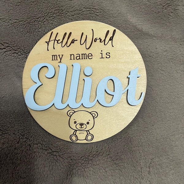 Baby Pregnancy Announcement Sign, Baby Scan Wooden Sign, Due Date ...