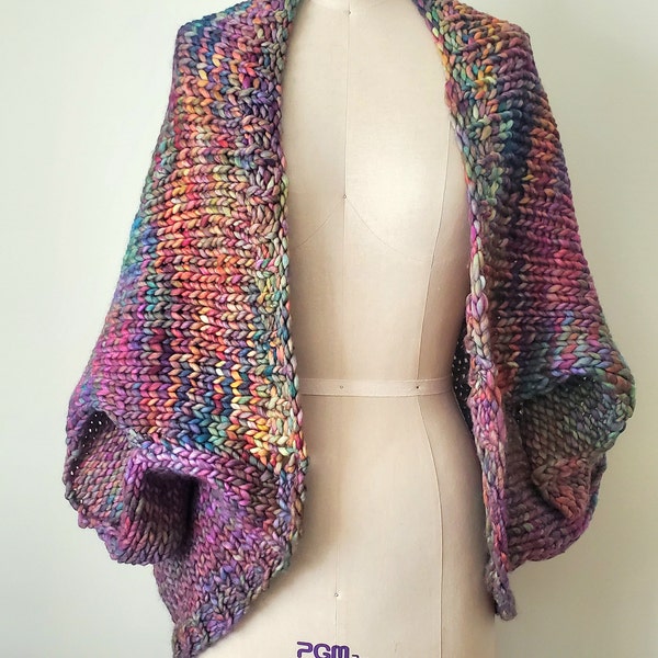 KNITTING PATTERN Wrap Me up Sweater Scarf, Sweater Scarf, Scarf With ...