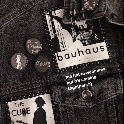 Goth Button Set, 80s Gothic Rock Buttons, Button, Pin, Badge, Magnet - Etsy