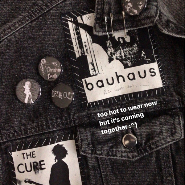 Goth Button Set, 80s Gothic Rock Buttons, Button, Pin, Badge, Magnet - Etsy