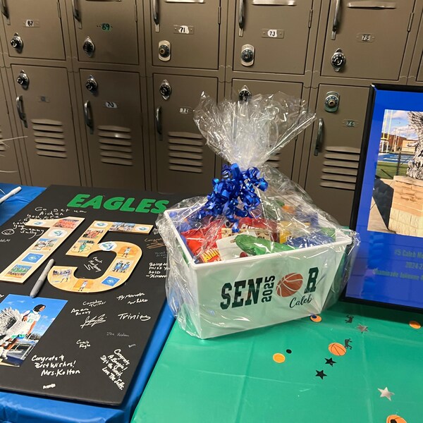 Personalized Sports Sport Graduation Gift Basket - Soccer Senior 2026 ...