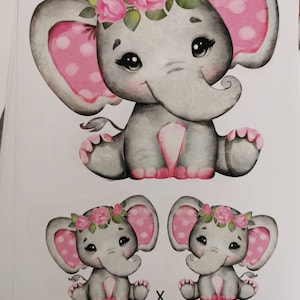 Sunflower Elephant Watercolor Clip Art Set for Creative - Etsy