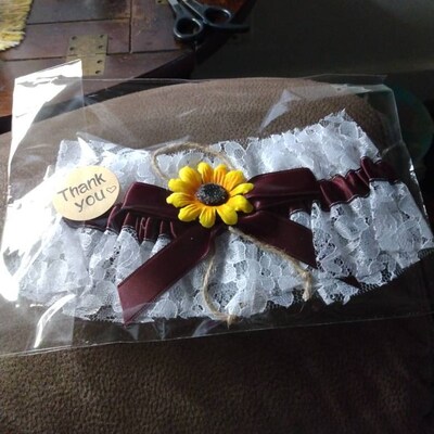Sunflower, Royal Blue, Jute and Lace Garters, Boho Garters, Country ...