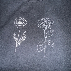 12 Birth Month Flowers Machine Embroidery Design Set, Flower Floral ...