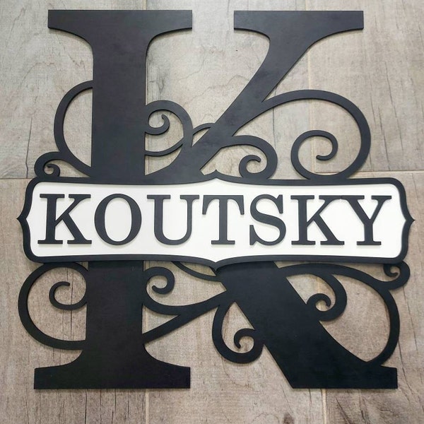 Multi-layer Monogram Assembly and Non Assembly Versions - Laser Cut ...