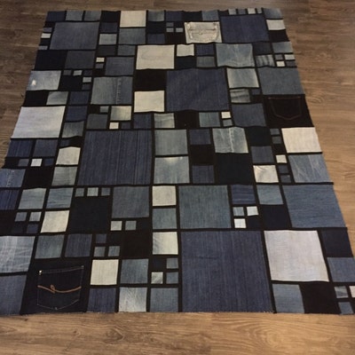 Stained Glass/denim Quilt Pattern - Etsy