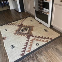 5x8 Ft. Indian Kilim Wool Jute Rug Rectangle Shape Rug Every Color ...