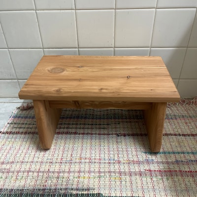 Hand Crafted ALL Cedar Wood Step Stool Amish Made in USA - Etsy