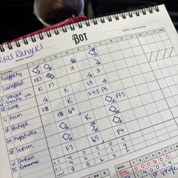 Square Baseball Scorebook - Etsy