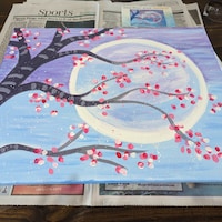 Sunrise Painting Video Tutorial - Step-by-step Painting - DYI Paint ...