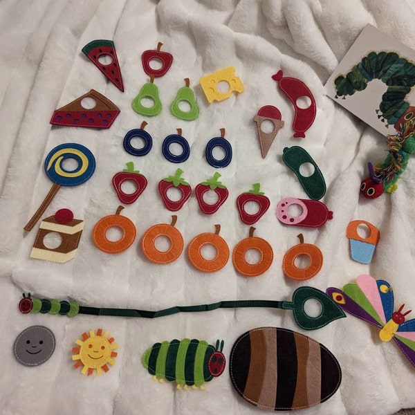 Mini Quiet Book for Toddler, Bear Quiet Book, Montessori Book Pretend ...