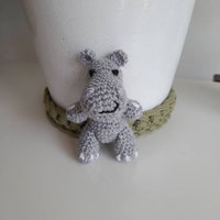 Mini Hippo Amigurumi Pattern, Mini Crochet Hippo Tutorial, Crochet ...