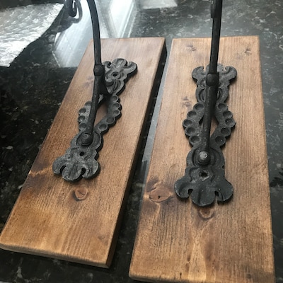 Shamrock Wall Hook Wrought Iron Coat Hat Hanger Hand Forged - Etsy