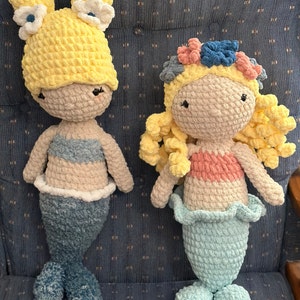 The Original Merbabies Amigurumi Pattern Crochet Merbaby - Etsy