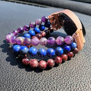 Handmade Samsung Fossil Watch Gemstone Personalized Band. Watch 5 4 ...