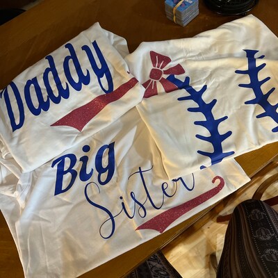 Baseball Theme Gender Reveal Tshirt - Etsy