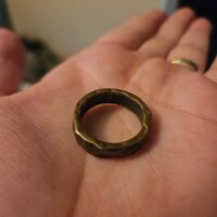 Viking Ring Hand Forged Ring, Pagan Wedding Band, Norse Ring, Viking Wedding Band, Chunky Rings ...