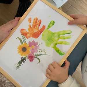 Mother's Day Craft Teacher Sunflower Sunshine Handprint Art Floral ...