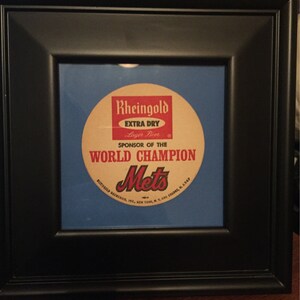 New York knickerbocker Framed Vintage Beer Coaster - Etsy