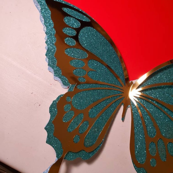 Butterfly 3D Cricut Pattern, SVG and PDF Cutting Files. Winter ...