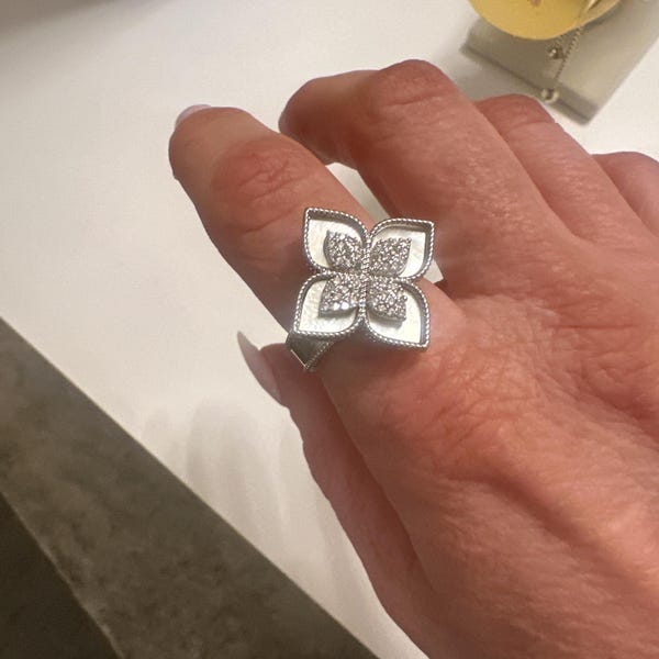 Cute Number Ring. Luxury Ring. Coco Ring. Number 5 Ring. - Etsy