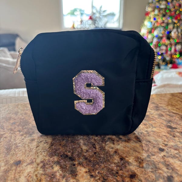 Game Day Bag With Varsity Letter Patches Clear Stadium Bag With Team ...