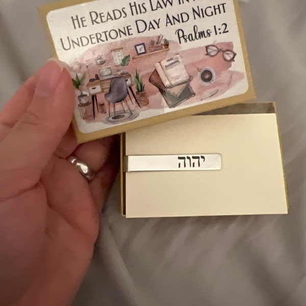 Tetragrammaton Tie Clip/ Hebrew Yhwh/ Jw Gift for Men/ Gift for ...