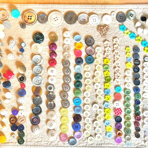 Vintage Lot Colorful Plastic Buttons Housedress Rainbow Colors Cottage ...